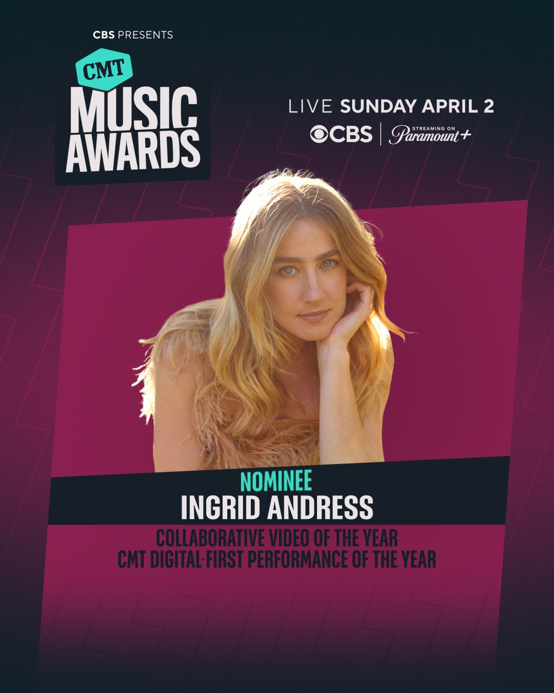 Highlands Ranch’s Ingrid Andress (and Sam Smith) Nominated for TWO CMT ...
